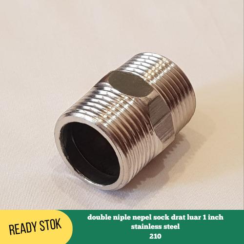 Jual double niple nepel sock drat luar 1 inch stainless steel - Kota Tangerang - aneka multi ...