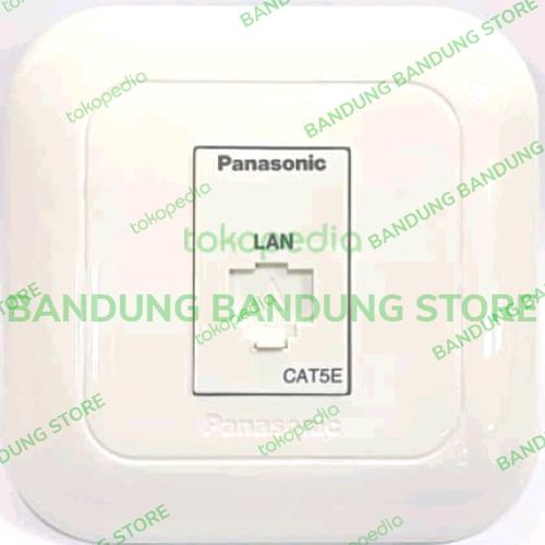 Jual PANASONIC WEJ2488 SOCKET OUTLET RJ45 CAT 5 ROSET RJ45 CAT5 ...