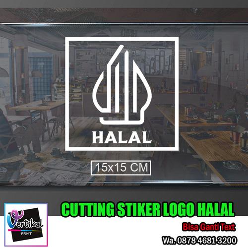 Jual Cutting Stiker Logo Halal Sticker 15x15 CM - Halal Baru - Jakarta ...