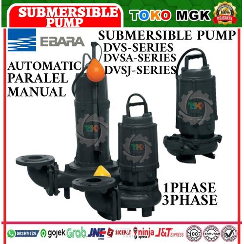 Jual EBARA SUBMERSIBLE SEMI VORTEX PUMP 50 DVSA 51.5 1.5KW 3PHASE 3000RPM - Jakarta Pusat - toko ...