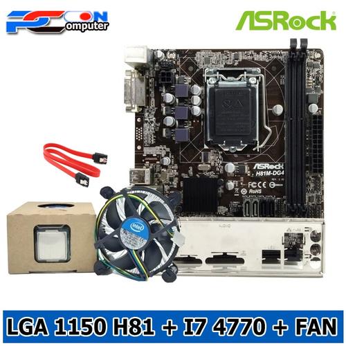 Promo Mobo H81 DDR3 Plus Processor i7 Gen4/ Paket Motherboard i7 4770 ...