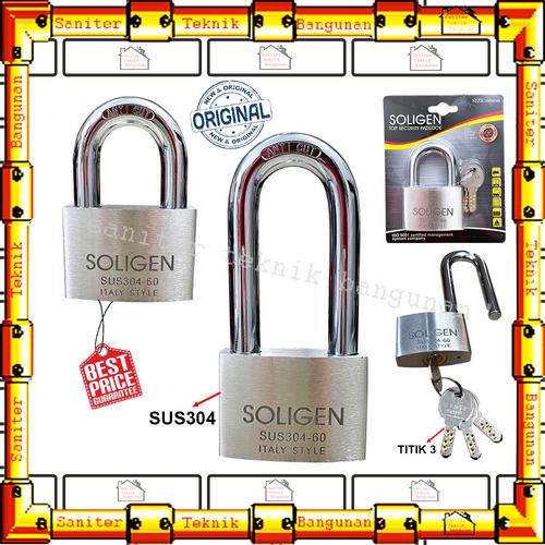 Jual Gembok Stainless SUS 304 Komputer Key Ukuran 40MM 50MM 60MM ...