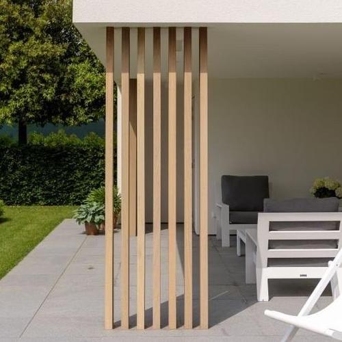 Jual PEMBATAS RUANGAN PARTISI OUTDOOR INDOOR KAYU JATI ASLI UKURAN ...