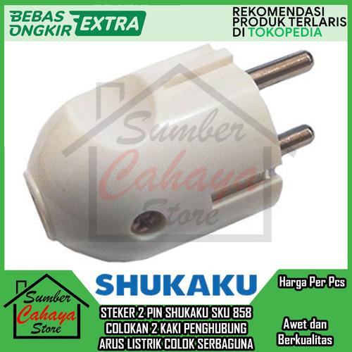 Jual STEKER 2 PIN SHUKAKU SKU 858 COLOKAN 2 KAKI PENGHUBUNG ARUS ...