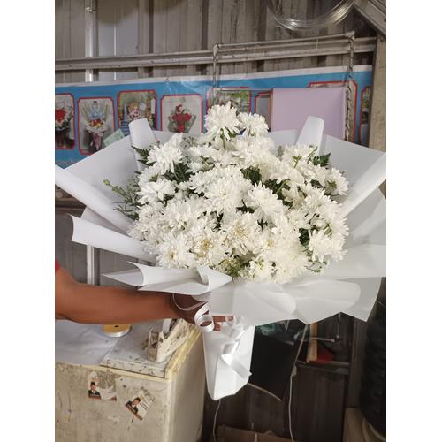 Jual Buket bunga aster putih/buket bunga/buket putih - Kota Bekasi ...
