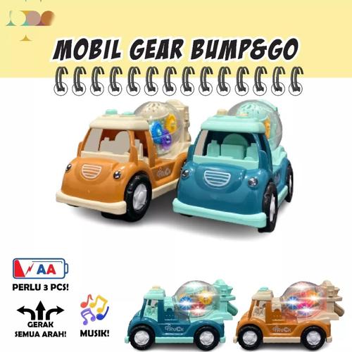 Jual Mainan Anak Musicaly Mobil Gear Truck Bump And Go Ada lampu dan ...