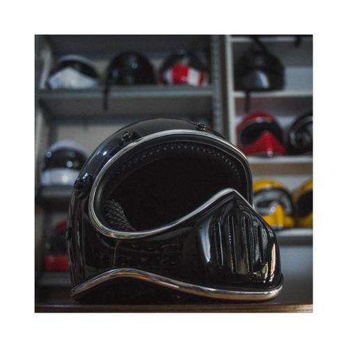 Jual Helm Cakil List Chrome Retro Full Face - Merah - Kota Tangerang ...