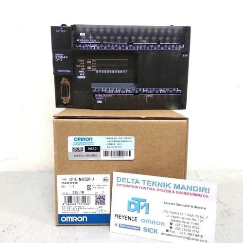Jual Omron Plc Cp1E-N40Sdr-A Sysmac Cp1E Series - Jakarta Selatan ...