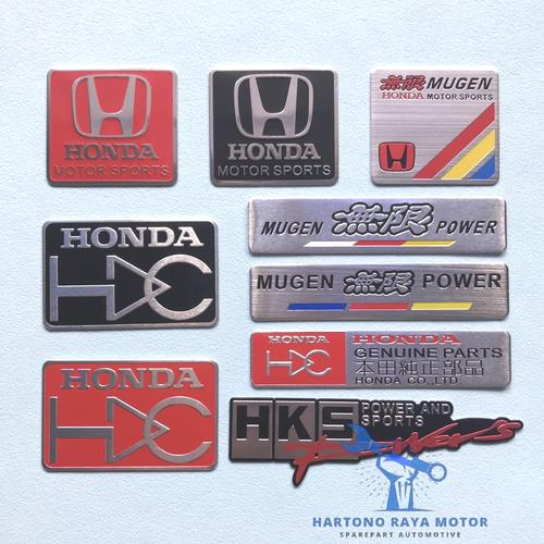 Jual Emblem 3D Alumunium Sticker Plat HONDA Emblem Logo Honda MP Honda ...