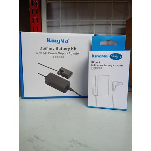 Jual KINGMA DUMMY BATTERY KIT ENEL15 / ENEL 15 INDOOR WITH AC POWER ...