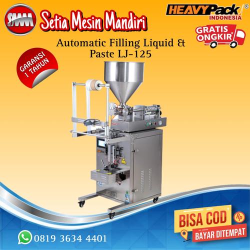 Jual Mesin Packing Kemas Sachet Auto Sambal Saus Pasta LJ-125 HEAVYPACK ...