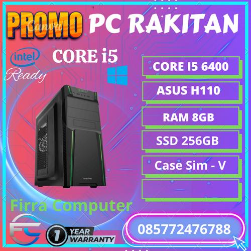 Jual PC KOMPUTER RAKITAN INTEL CORE I5 6400 MOBO ASUS H110 RAM 8GB SSD ...