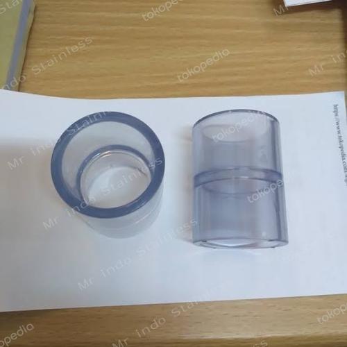 Jual Socket Pvc Clear bening / socket transparan 2" inch - Jakarta ...
