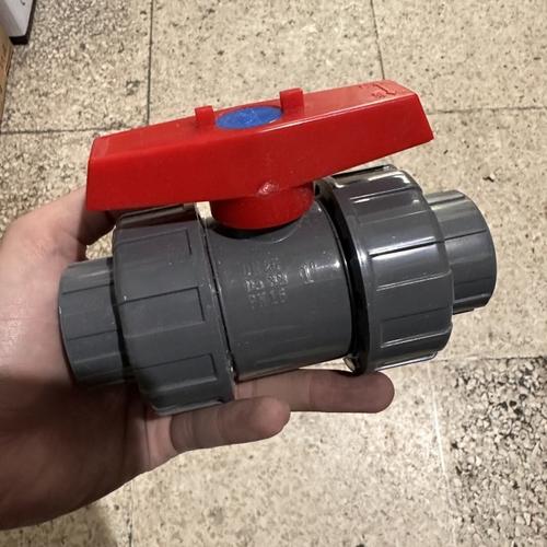 Jual True Union Ball Valve / Double Union Ball Valve PVC Socket ukuran ...