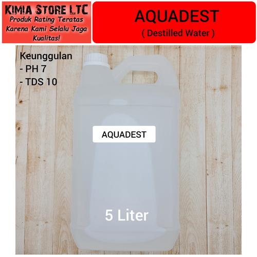 Jual Aquadest 1 Liter / Air Suling / Destilled Water - 1 Liter ...