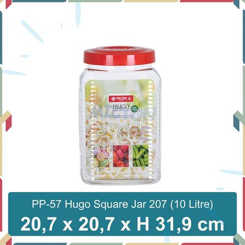 Promo MICTON Lion Star PP-57 Hugo Square Jar 207 10 Litre Toples Krupuk ...