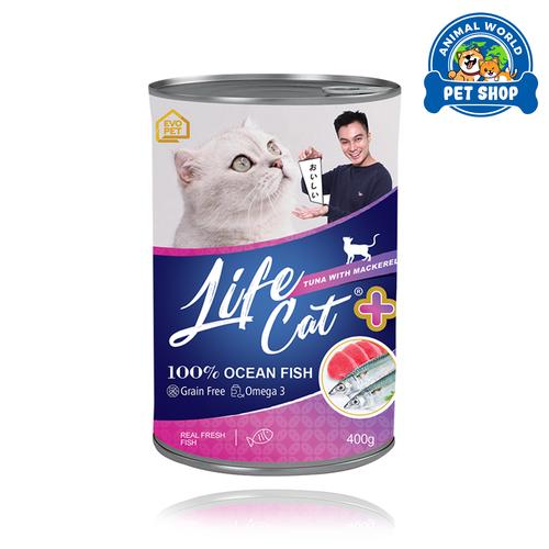 Jual Makanan Kucing LIFE CAT Plus Kaleng 400g - Whole Fish - Kota ...