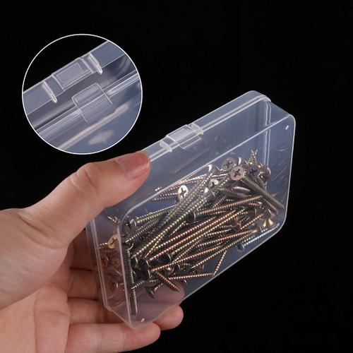 Jual Box Plastik Putih Transparan 12.5cm Storage Plastic Case Box ...