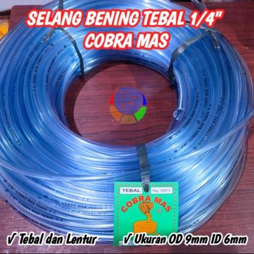 Jual Selang bening 1/4, Selang timbang, Selang Aquarium, Selang Cobra ...