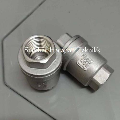 Jual Tuzen Klep Stainless SS316 3/4"Inch ( Vertical Lift Check Valve ...