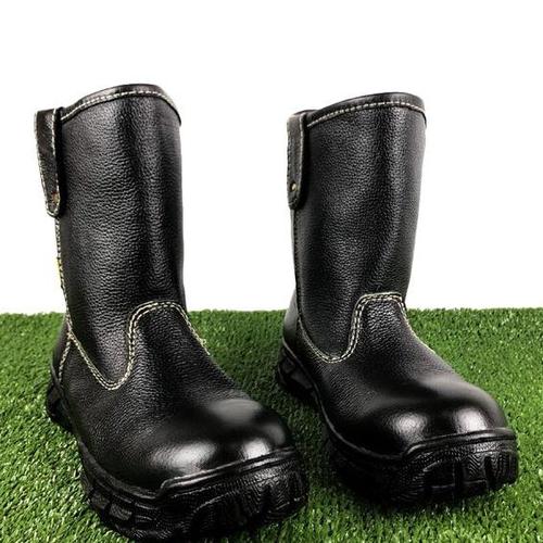 Jual Sepatu Safety Boots Proyek Kulit Sapi Asli Kerja Lapangan Septi ...