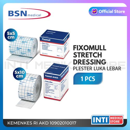 Jual BSN - Plester Luka FIXOMULL STRETCH Dressing Fiksasi Luka Lebar ...