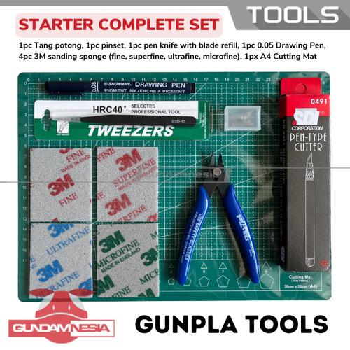 Jual Alat Rakit Gundam / Gunpla Starter Tool Set - Basic - Kota Malang - GundamNesia | Tokopedia