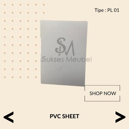 Jual PVC SHEET HUBEN PL 01 / PELAPIS MEJA FURNITURE WARNA PUTIH - Kota ...