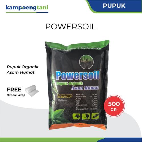 Jual Powersoil 500 gram Pupuk Organik Asam Humat Power Soil Pembenah ...