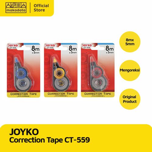 Jual STIPO KERTAS | TIP-EX | CORRECTION TAPE JOYKO CT-559 MURAH - Kota ...