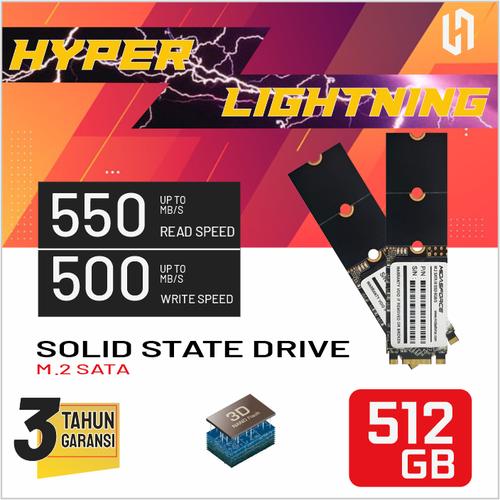 Jual SSD 512GB M2 SATA MIDASFORCE HYPER LIGHTNING - SSD Only - Kota ...