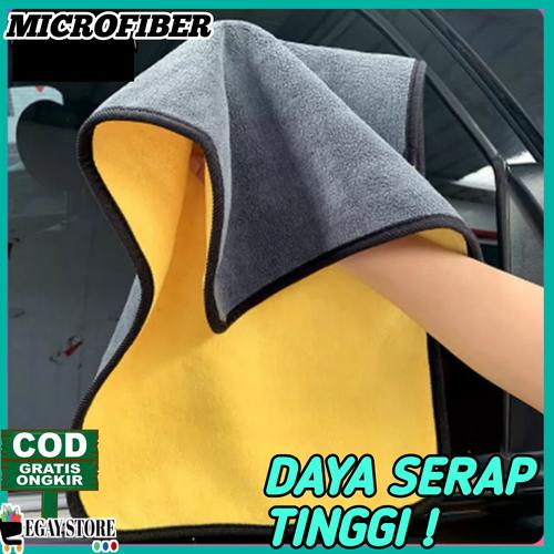 Jual Kain Lap Microfiber Motor Mobil Jumbo Besar Premium Daya Serap ...