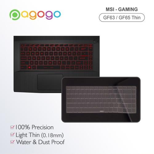 Jual Skin Keyboard Protector Msi GF63 Thin 12V 12VE 12VF Cooskin ...