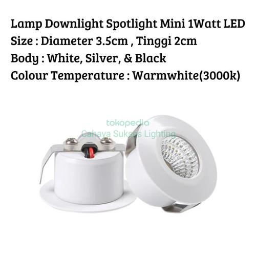 Jual Lampu Downlight Spotlight Mini 1Watt LED - Jakarta Barat - Cahaya ...