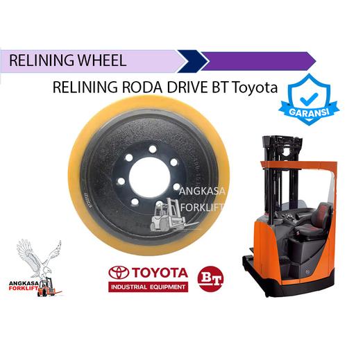 Jual Relining Drive Wheel BT Reflex Forklift Roda Drive 343x145 BT RRE ...