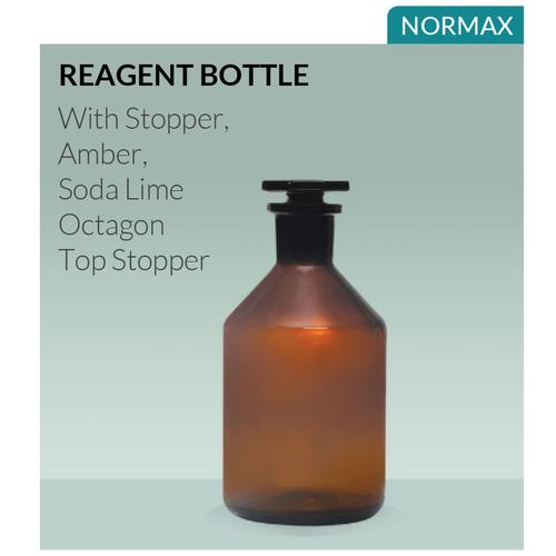 Jual BOTOL REAGENT 250ml Narrow Neck AMBER Botol Kaca Coklat NORMAX ...