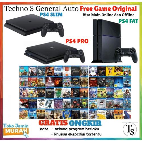 Jual Sony PS4 Pro 1TB PS 4 Fat 500GB / Playstation Slim Full Game ...