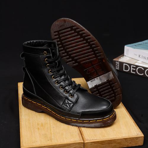 Jual sepatu boot kulit pria sepatu boot docmart style sepatu flavio ...