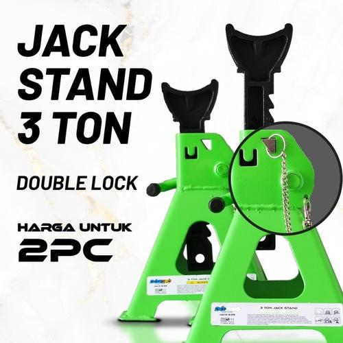 Promo JackStand 3 Ton Set 2pcs Tahanan Mobil Dongkrak 3Ton Jack Stand ...