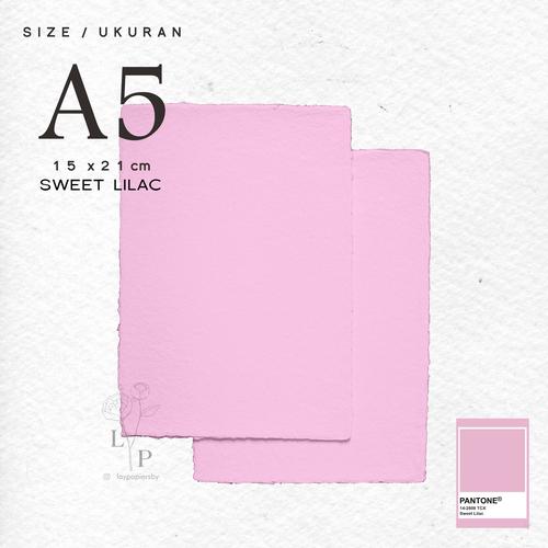 Jual Kertas Daur Ulang / Handmade Paper / Recycle Paper - Sweet Lilac ...