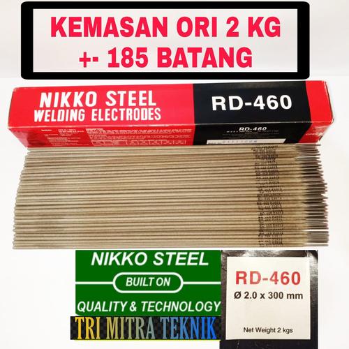 Jual RD-460 KAWAT LAS RD460 2.0 MM NIKKO STEEL WELDING ELECTRODES ISI 2 KG - Kab. Tangerang ...