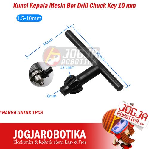 Jual Kunci Kepala Mesin Bor Drill Chuck Key 10 13 mm Universal Cabang ...