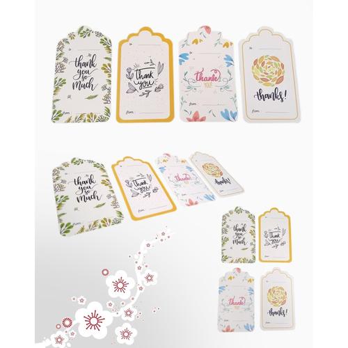 Jual hangtag penyerta hadiah kartu ucapan terima kasih tag tema thank ...
