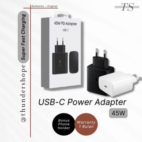 Promo ADAPTER SAMSUNG GALAXY S23 ULTRA 45W TYPE C SUPER FAST CHARGING ...