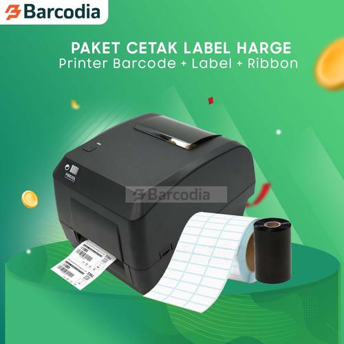 Jual PAKET CETAK LABEL HARGA ( Siap Pakai ) - PRINTER LABEL RIBBON ...