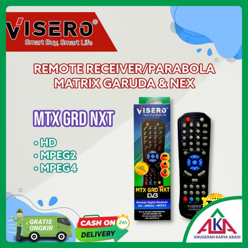 Jual Remote digital receiver MPEG4 Matrix Garuda Burger S1 S2 Remot ...
