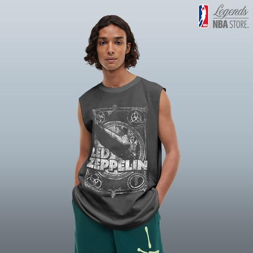 Jual VEST / TANK TOP FOR FANS Kaos Tanpa Lengan Led Zeppelin Dark Grey ...
