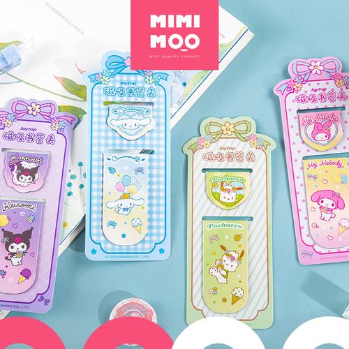 Jual MIMIMOO Bookmark Magnet Pembatas Buku Cinnamoroll Kuromi My Melody ...
