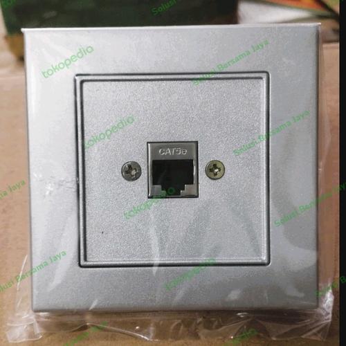 Jual SOCKET OUTLET DATA CAT.5 BROCO PLANO SILVER - Gold - Jakarta Pusat - Solusi Bersama Jaya ...
