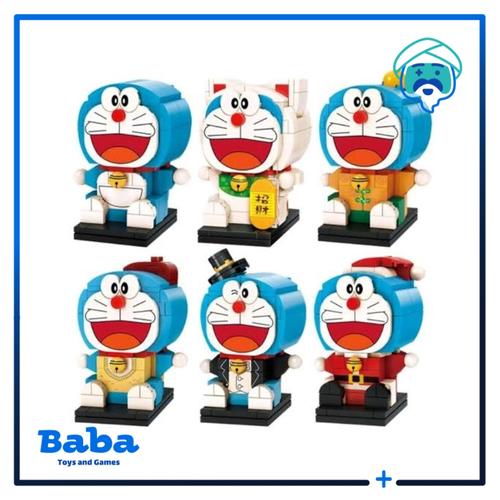 Jual MAINAN FIGURE ANAK KEEPPLEY KEEPLEY DORAEMON CAT BRICK BALOK SUSUN ...
